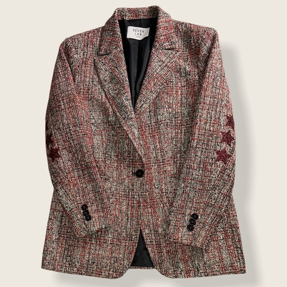 Seven Labs NYC | Jackets & Coats | Seven Lab Multicolor Star Decal ...